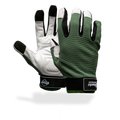 Rugged Guard Leather Gloves - Forest Green – Farmers Defense